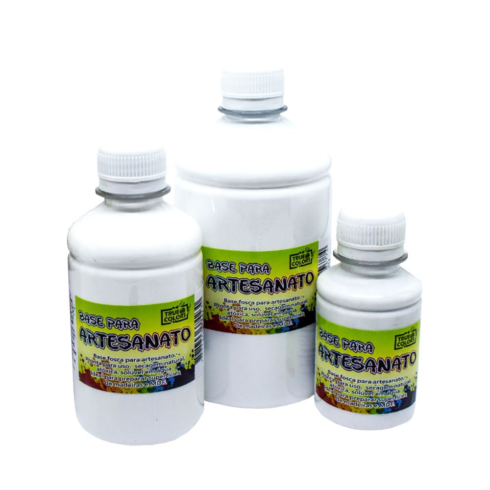 True Colors Base Para Artesanato 500ml - Vitrine da Madeira